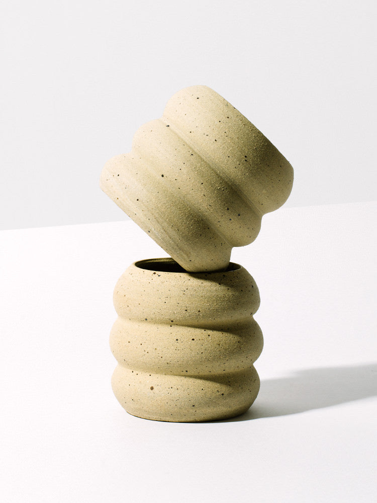 Rachel Saunders Ceramics - Raw Curve Ceramic Planter – Homecoming